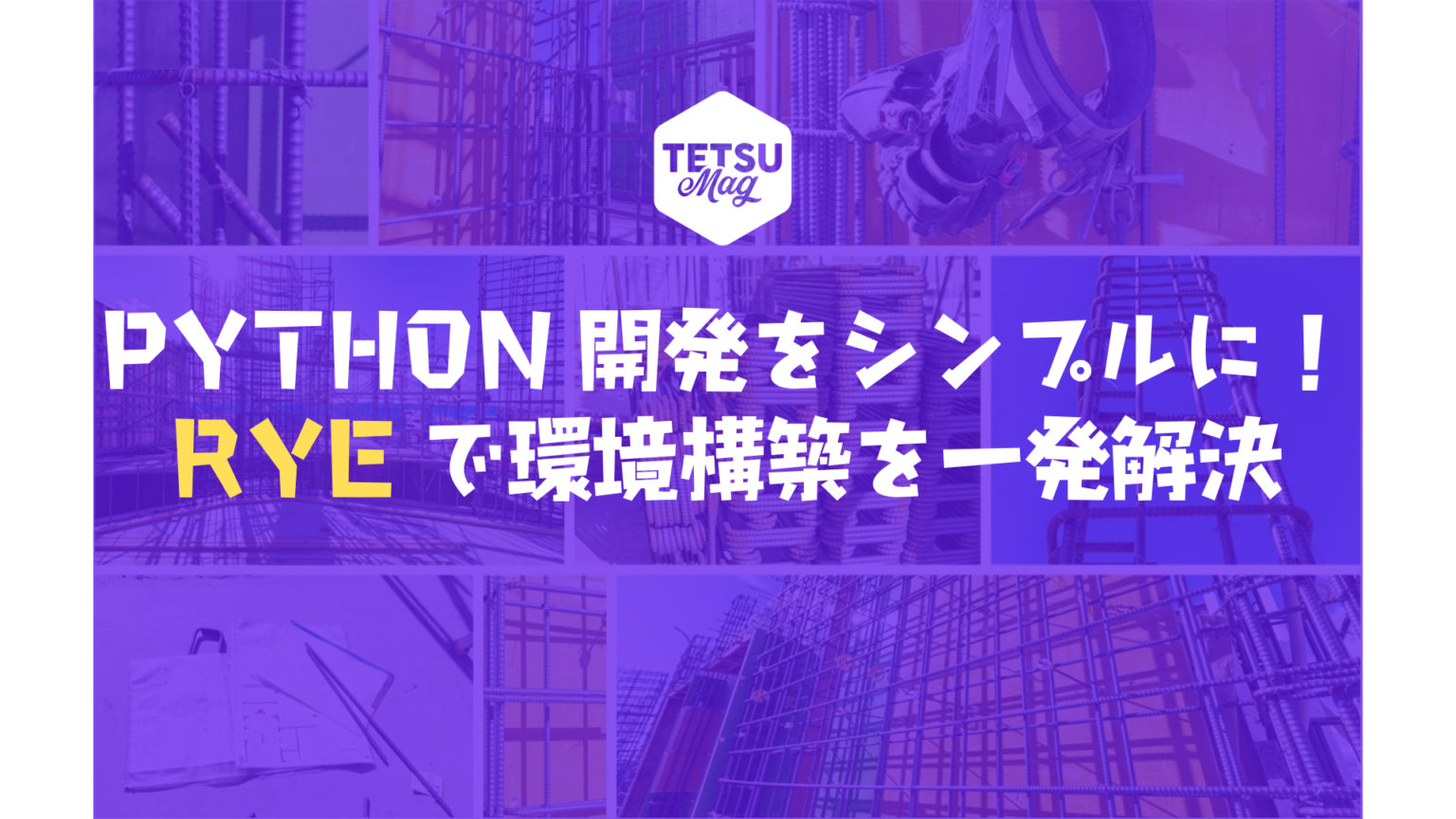 Python開発をシンプルに！Ryeで環境構築を一発解決 - てつまぐ